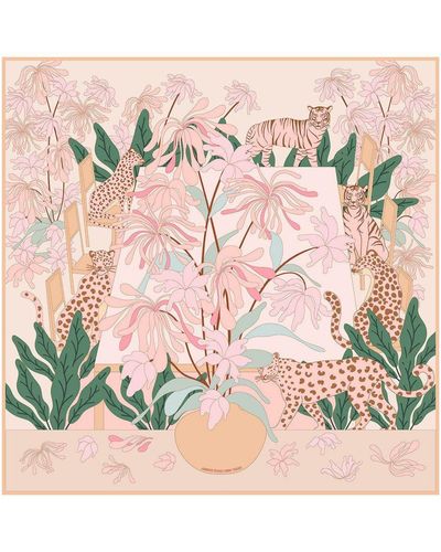 Pink Jessie Zhao New York Scarves And Mufflers For Women Lyst