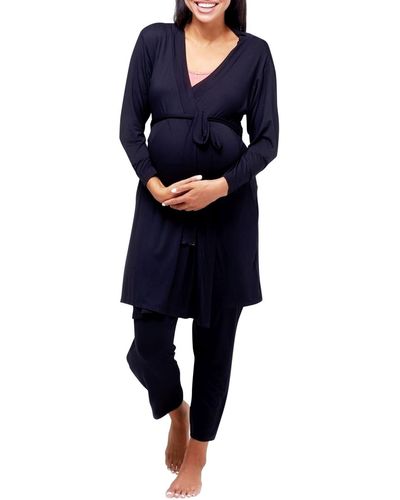 Black Nom Maternity Nightwear and sleepwear for Women | Lyst