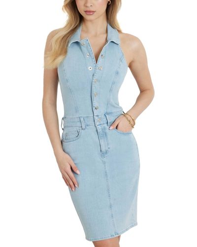 Guess Denim Dresses For Women Lyst