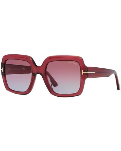 Red Tom Ford Sunglasses for Women | Lyst