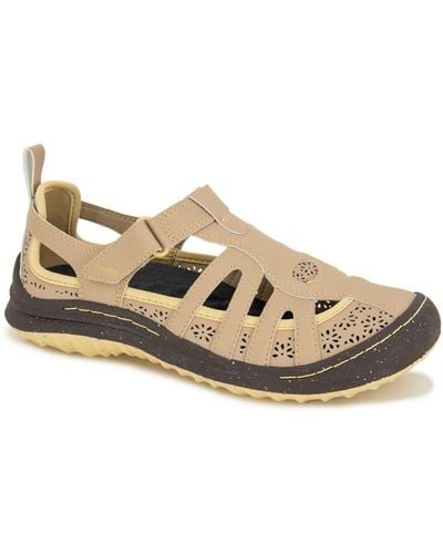 Natural Jambu Flats and flat shoes for Women | Lyst