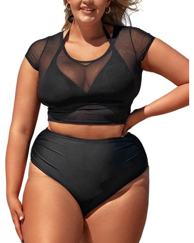 Cupshe Plus Size Bikinis For Women Lyst