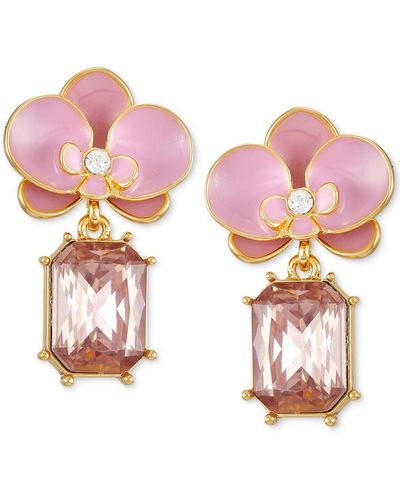 Pink Guess Earrings and ear cuffs for Women | Lyst