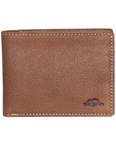 Brown ROOTS Wallets and cardholders for Men | Lyst