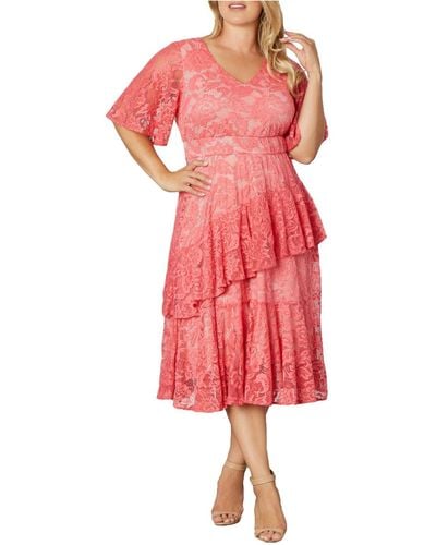 Red Kiyonna Dresses For Women Lyst