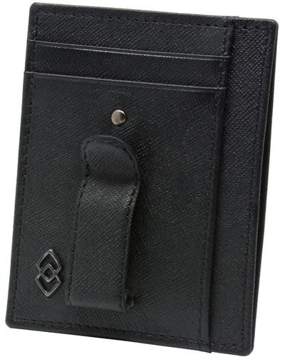 Black Alpine Swiss Wallets and cardholders for Men | Lyst