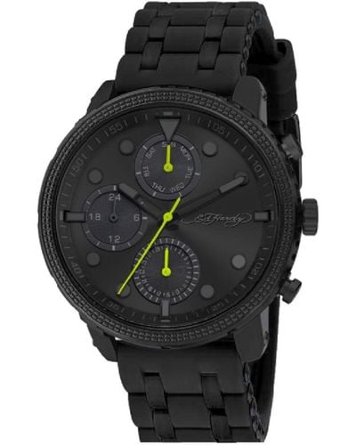 Black Ed Hardy Watches for Men | Lyst