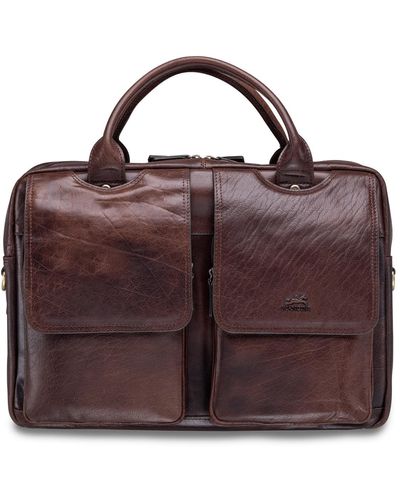 Brown Mancini Briefcases and laptop bags for Men | Lyst
