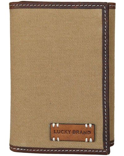 Natural Lucky Brand Wallets and cardholders for Men | Lyst