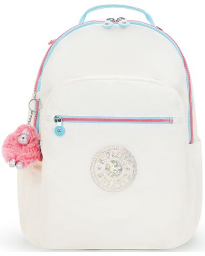 White Kipling Backpacks for Women | Lyst