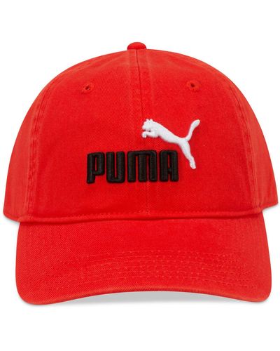 Red PUMA Hats for Men | Lyst