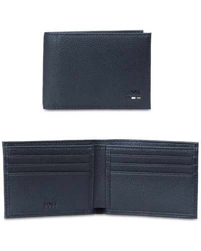 Blue BOSS Wallets and cardholders for Men | Lyst