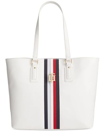 Natural Tommy Hilfiger Tote bags for Women | Lyst