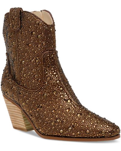 Brown Betsey Johnson Boots for Women | Lyst