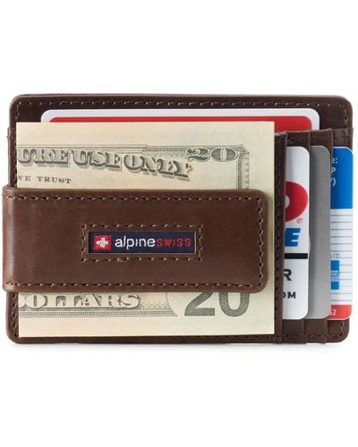 Metallic Alpine Swiss Wallets and cardholders for Men | Lyst