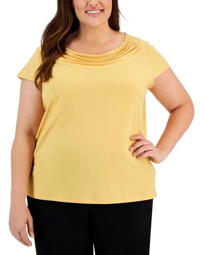 Natural Kasper Tops For Women Lyst