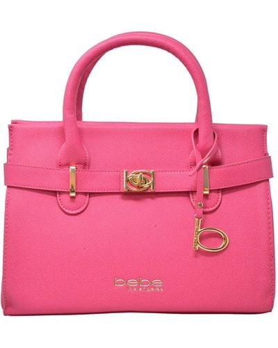 Pink Bebe Satchel bags and purses for Women | Lyst