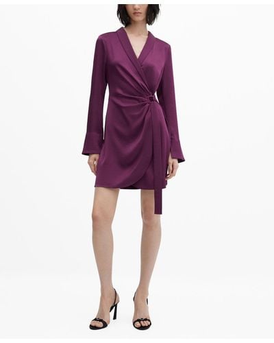 Mango Wrap Dresses for Women | Lyst