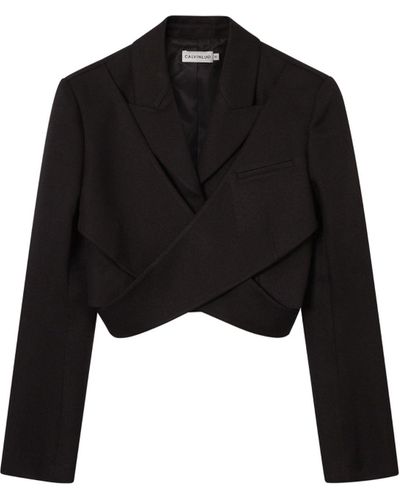 Black Calvin Luo Jackets for Women | Lyst Black Calvin Luo Jackets for Women | Lyst