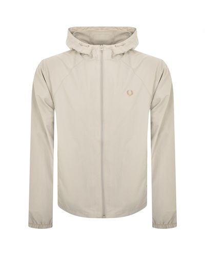 White Fred Perry Jackets for Men | Lyst