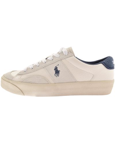 Natural Ralph Lauren Trainers for Men | Lyst UK
