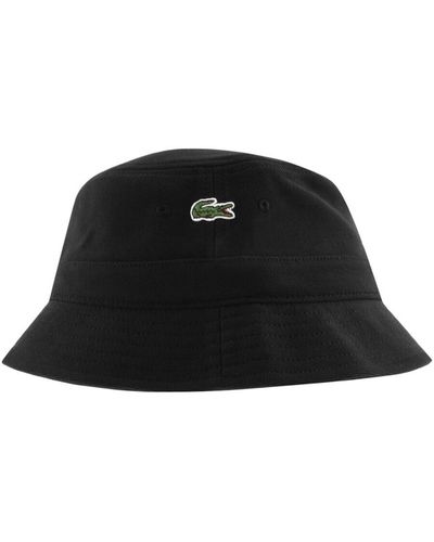 Black Lacoste Hats for Men | Lyst