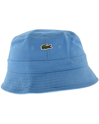 Blue Lacoste Hats for Men | Lyst