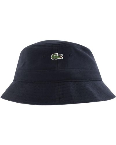 Blue Lacoste Hats for Men | Lyst
