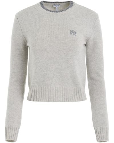 Light Gray Sweaters and pullovers for Women | Lyst