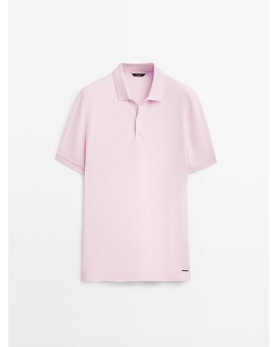 Pink MASSIMO DUTTI T-shirts for Men | Lyst