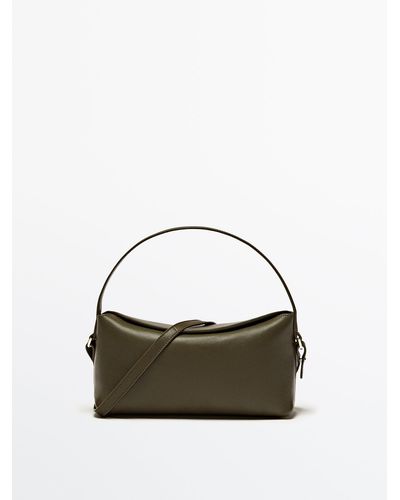 Green MASSIMO DUTTI Shoulder bags for Women | Lyst