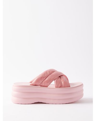 Hot Pink Sandals and flip-flops for Women | Lyst