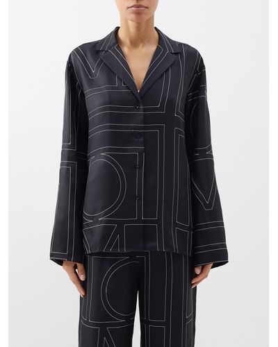 Black Totême Nightwear and sleepwear for Women | Lyst