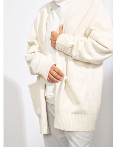 White Raey Knitwear For Men Lyst