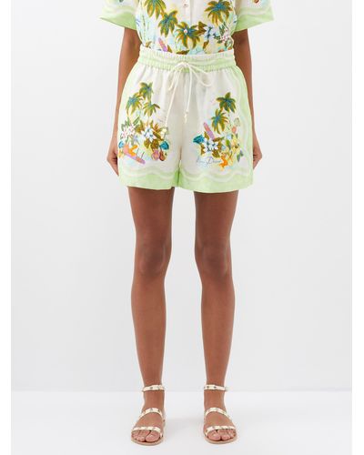 Yellow ALÉMAIS Shorts for Women | Lyst