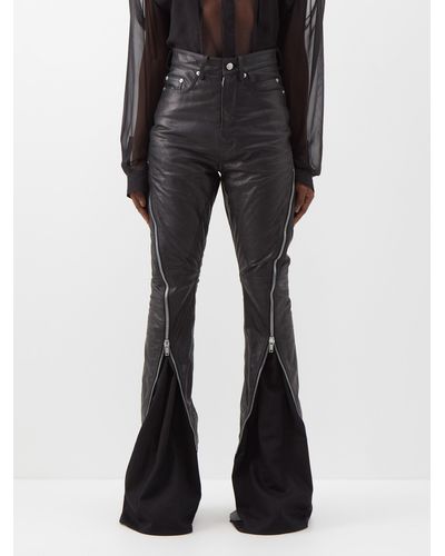 Bootcut Leather Pants for Women - Up to 85% off | Lyst