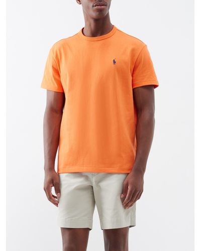Orange Polo Ralph Lauren T-shirts for Men | Lyst