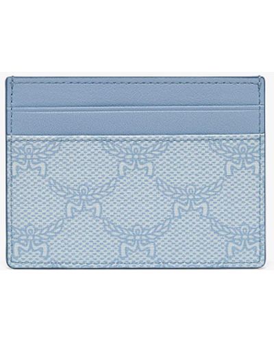Blue MCM Wallets and cardholders for Women | Lyst