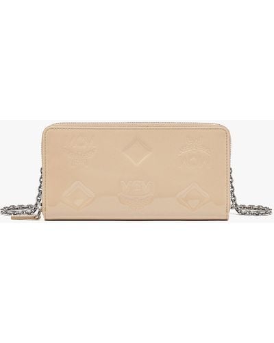Natural MCM Wallets and cardholders for Women | Lyst