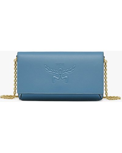 Blue MCM Wallets and cardholders for Women | Lyst