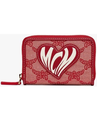 Red MCM Wallets and cardholders for Women | Lyst