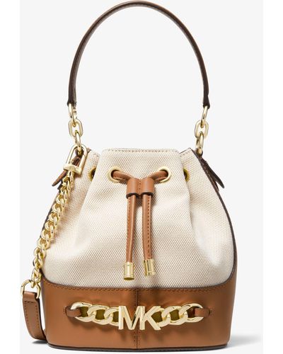 Natural Michael Kors Bucket bags and bucket purses for Women | Lyst