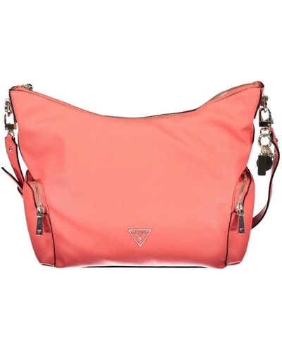 Pink Guess Shoulder bags for Women | Lyst