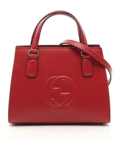 Red Gucci Tote bags for Women | Lyst