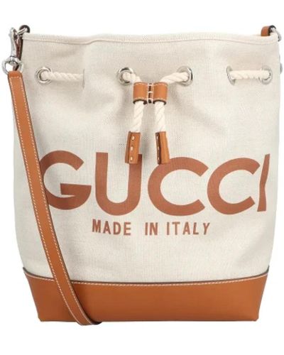 White Gucci Bucket bags and bucket purses for Women | Lyst