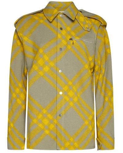 Yellow Burberry Jackets for Women | Lyst