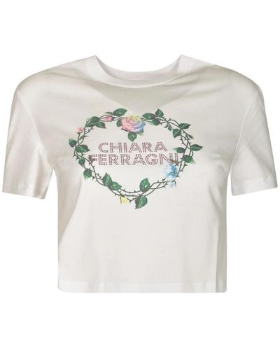 Gray Chiara Ferragni Tops for Women | Lyst