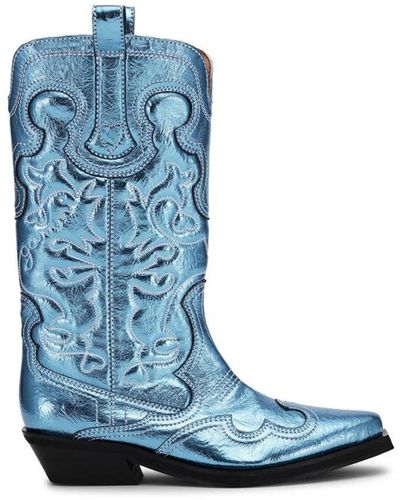 Blue Cowboy Boots for Women - Up to 80% off | Lyst