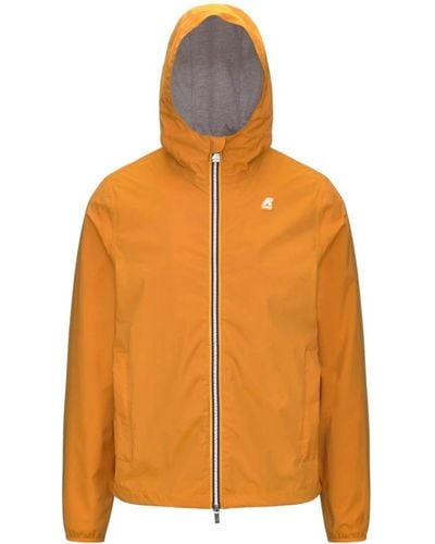Orange K-Way Jackets for Men | Lyst