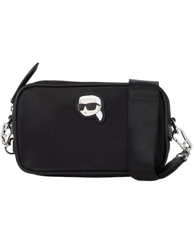Black Karl Lagerfeld Messenger bags for Men | Lyst